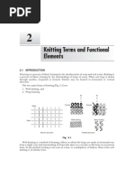 Knitted Loop Structure and Notations | PDF | Knitting | Textiles
