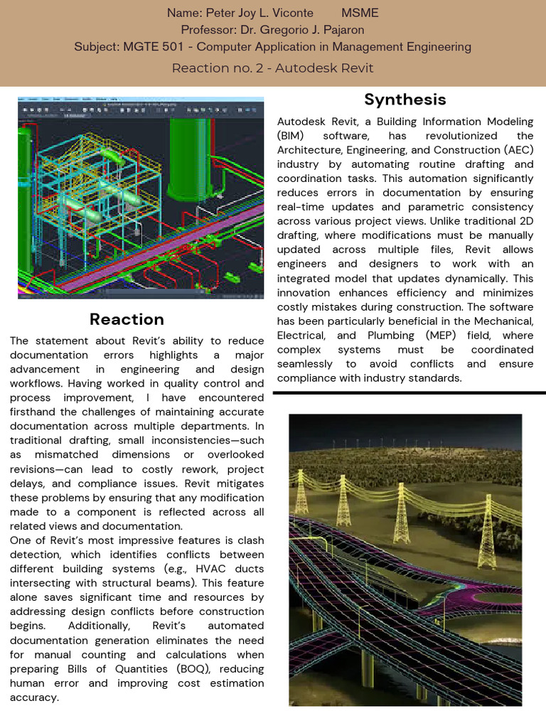 Reaction No. 2 - Autodesk Revit | PDF | Autodesk Revit | Building Information Modeling