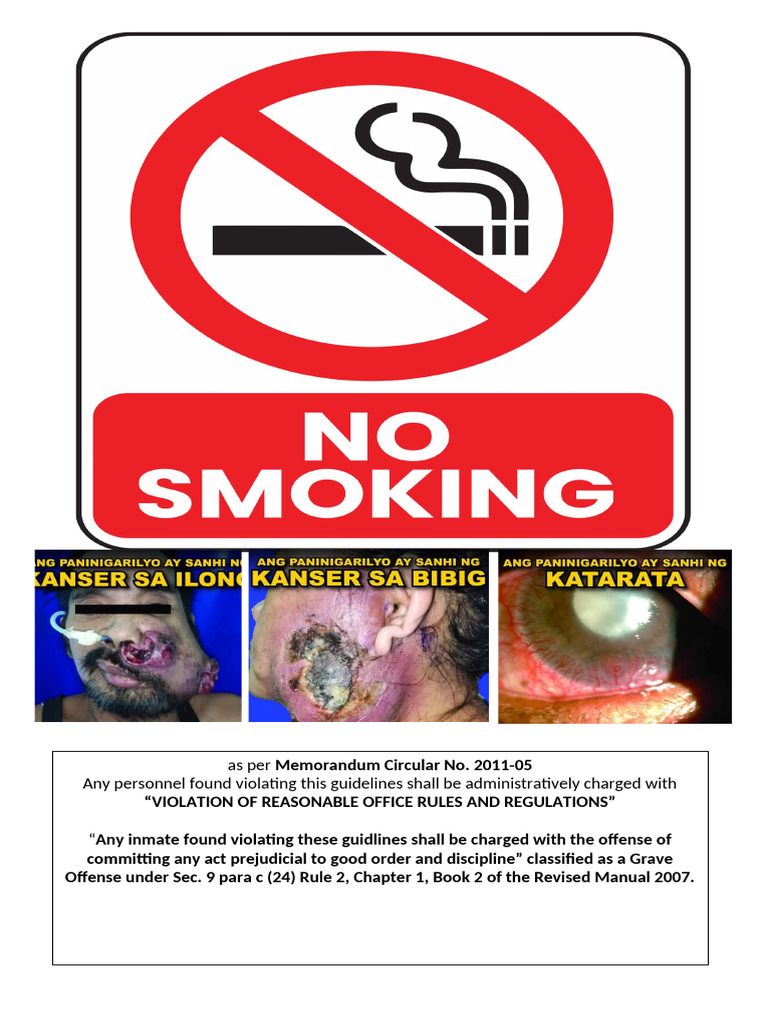 No Smoking GHW Sign2 | PDF