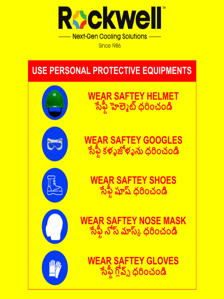 Updated Safety Poster New | PDF