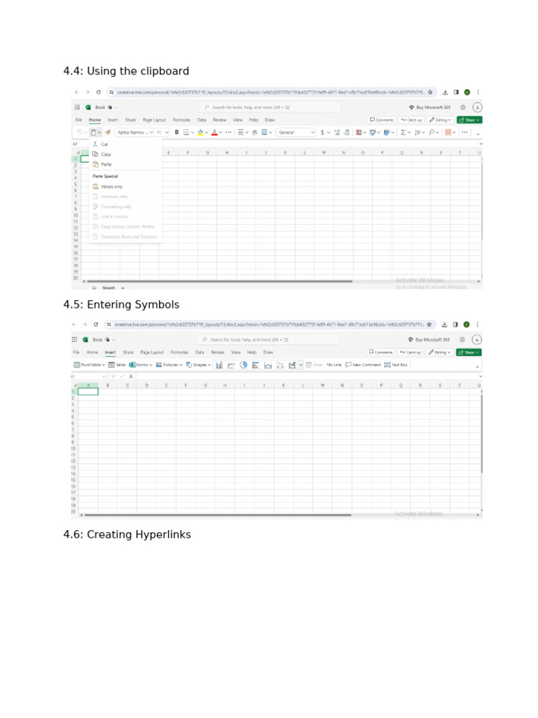 4.4: Using The Clipboard | PDF