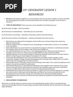 Class10 Geography Chapter1 Notes | PDF
