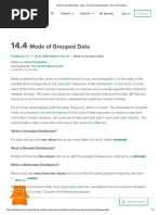 Modal Class - GCSE Maths - Steps, Examples & Worksheet | PDF | Mode ...