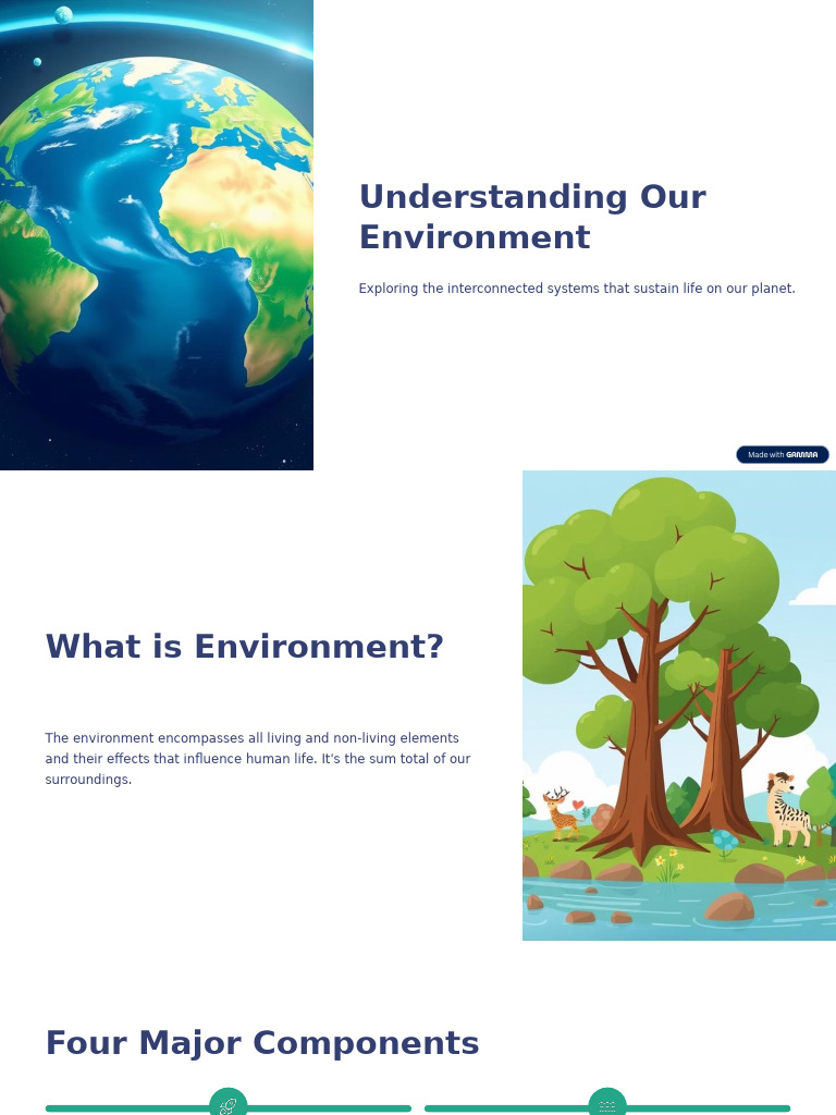 Understanding Our Environment | PDF | Earth | Atmosphere