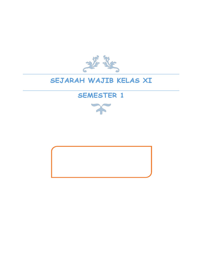 Modul Kelas Xi Sem 1 | PDF