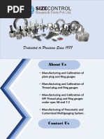 NPT Thread Gauge Inspection Procedure | PDF | Equipment | Tools