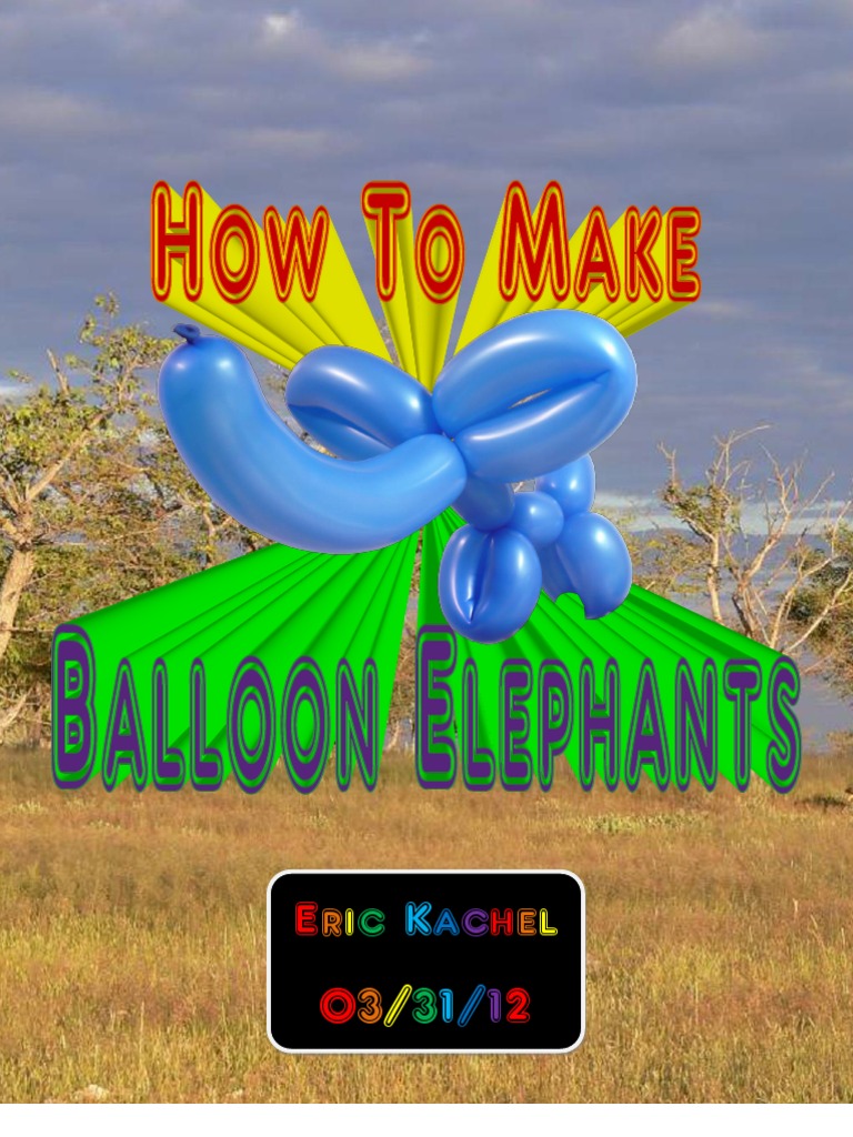 Instruction Set | PDF | Balloon | Elephant