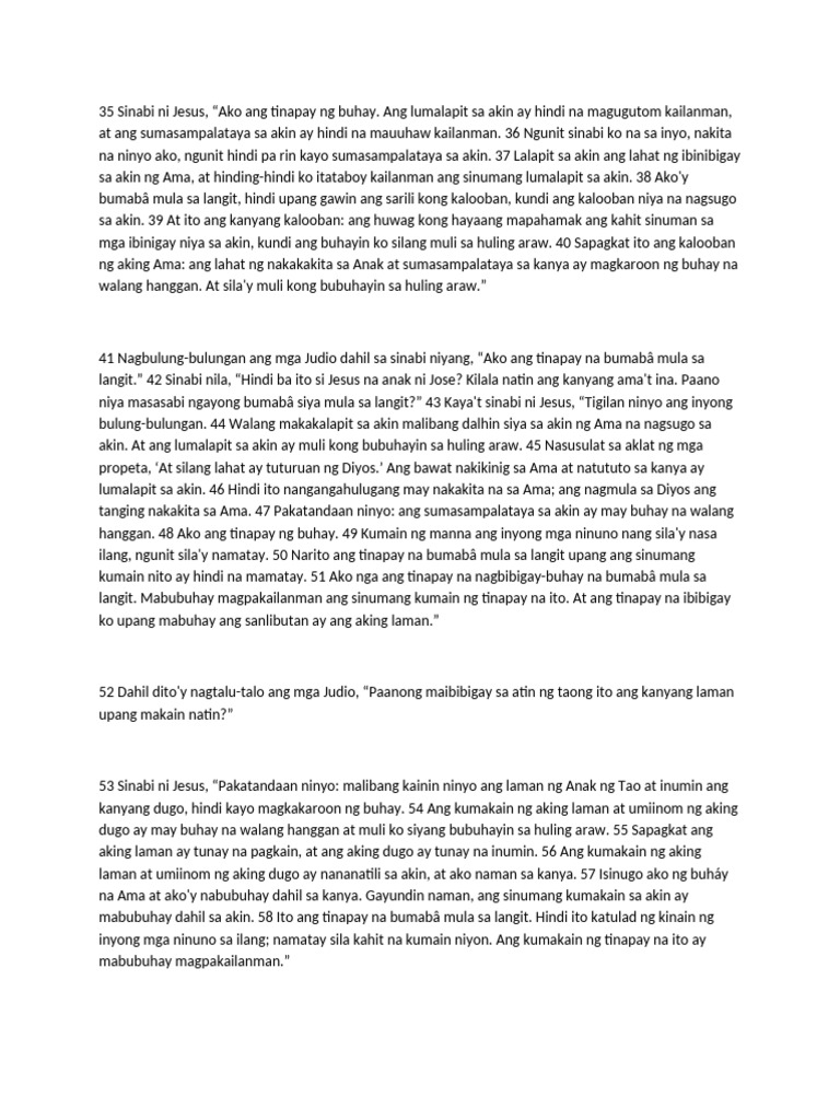 35 Sinabi Ni Je-WPS Office | PDF