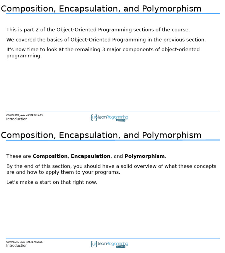 001 Slides OOP Part 2 Polymorphism Introduction | PDF