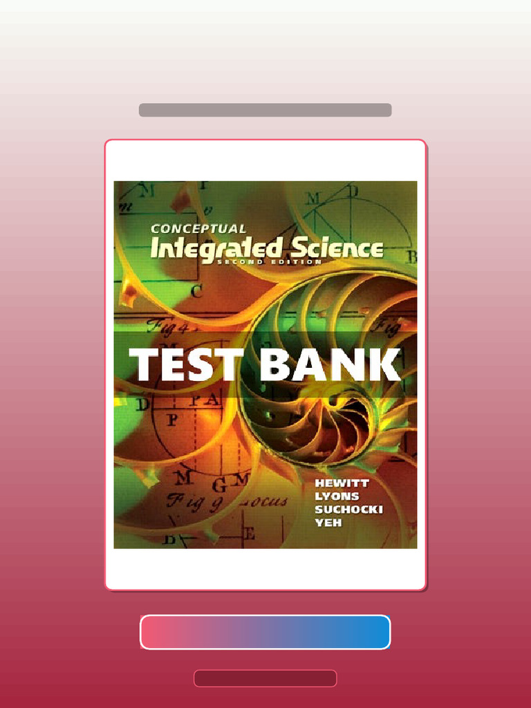 Conceptual Integrated Science 2nd Edition Hewitt Ebook and TestBank ...