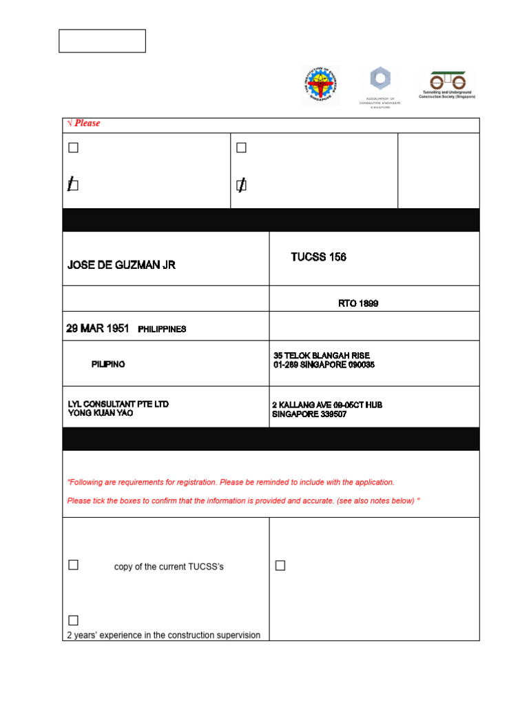 RTO (Tunnel) Form For Renewal 2025 | PDF | Tunnel