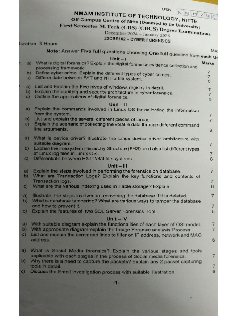 Question Paper | PDF