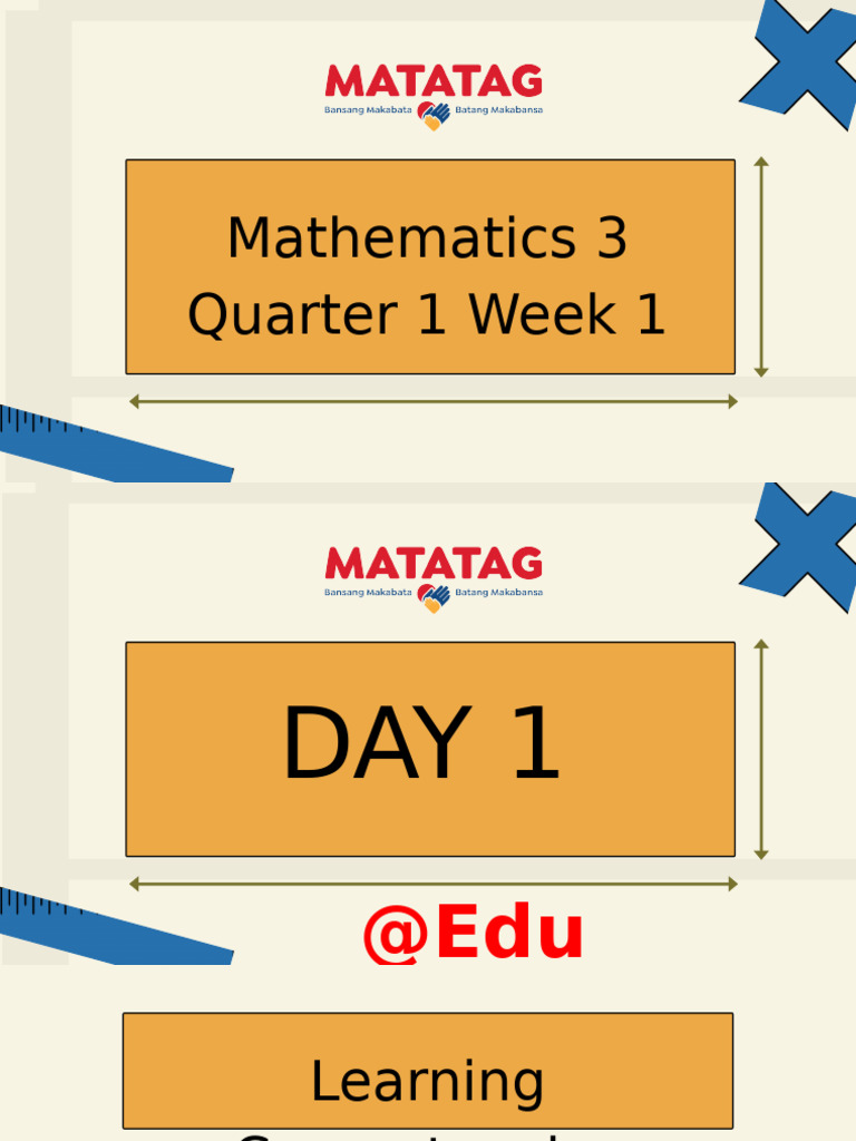 Q1 Math3 Week1 PPT MATATAG | PDF | Area | Rectangle