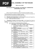 Punjab Price Control Act 2024 Summary | PDF | Search And Seizure ...