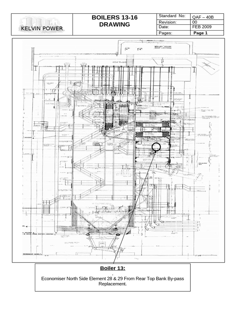 BOILER Drawings 13-16 | PDF