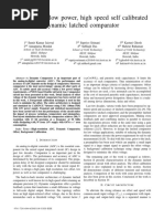 Strong Arm Latch | PDF | Electronics | Electronic Circuits