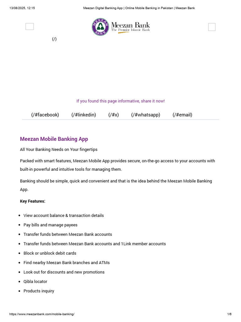 Meezan Digital Banking App - Online Mobile Banking in Pakistan - Meezan ...