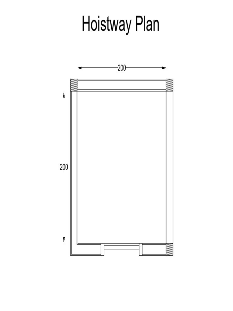 Hoistway Plan | PDF