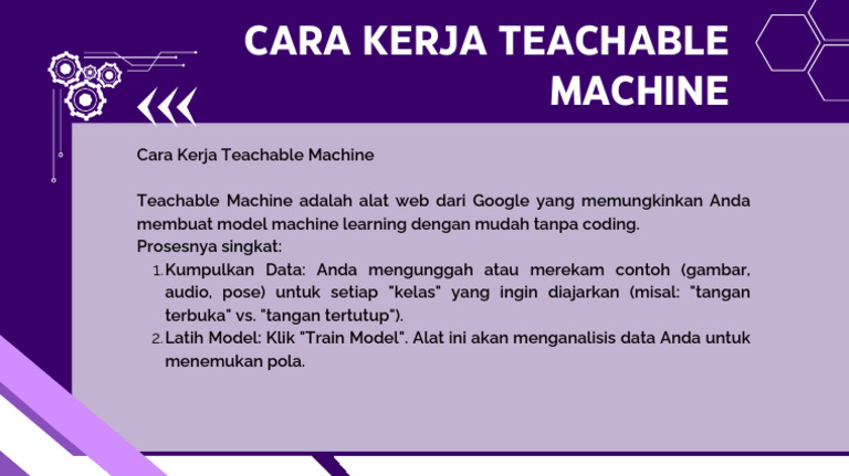 Cara Kerja Teachable Machine Google | PDF