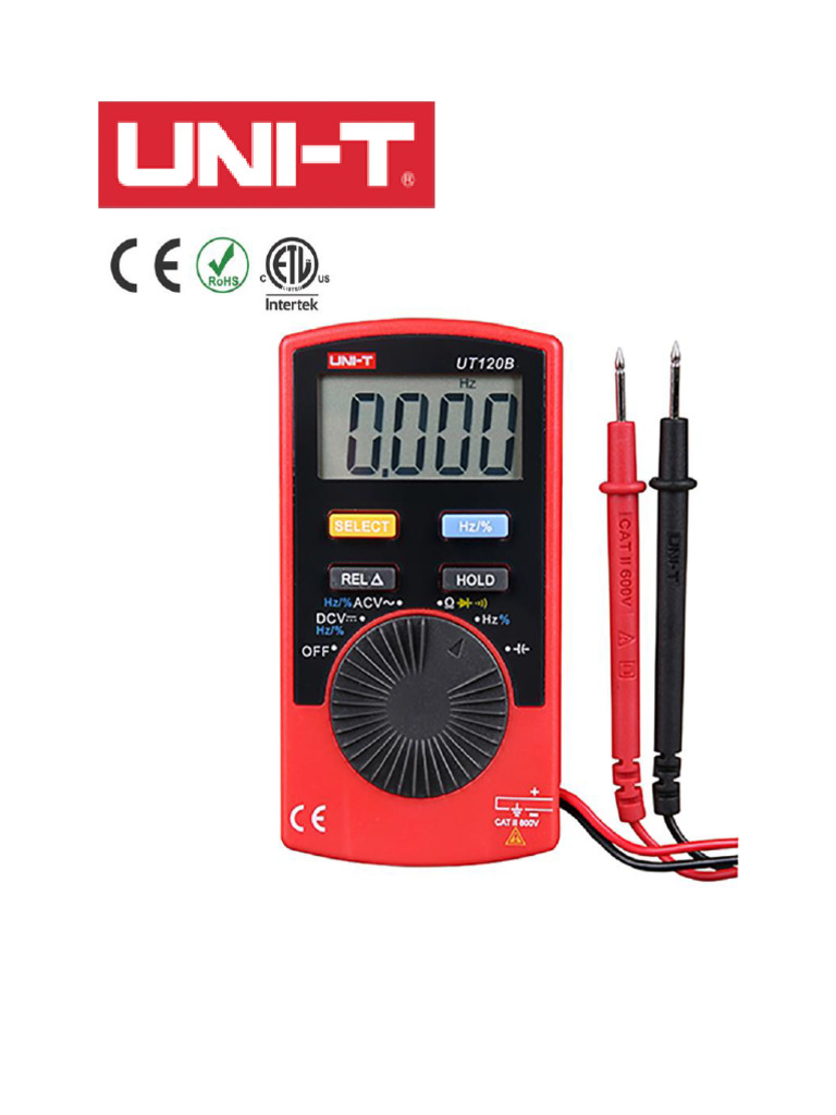 UT120C Multimeter Overview and Specs | PDF | Electrical Components ...