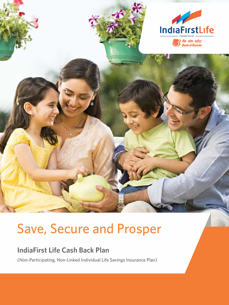 Cash Back Plan Brochure | PDF | Insurance | Discounting