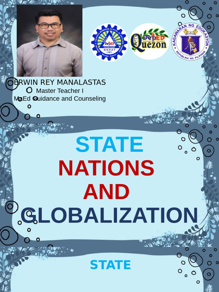 Lesson 4. States Nations and Globalization | PDF | Globalization ...