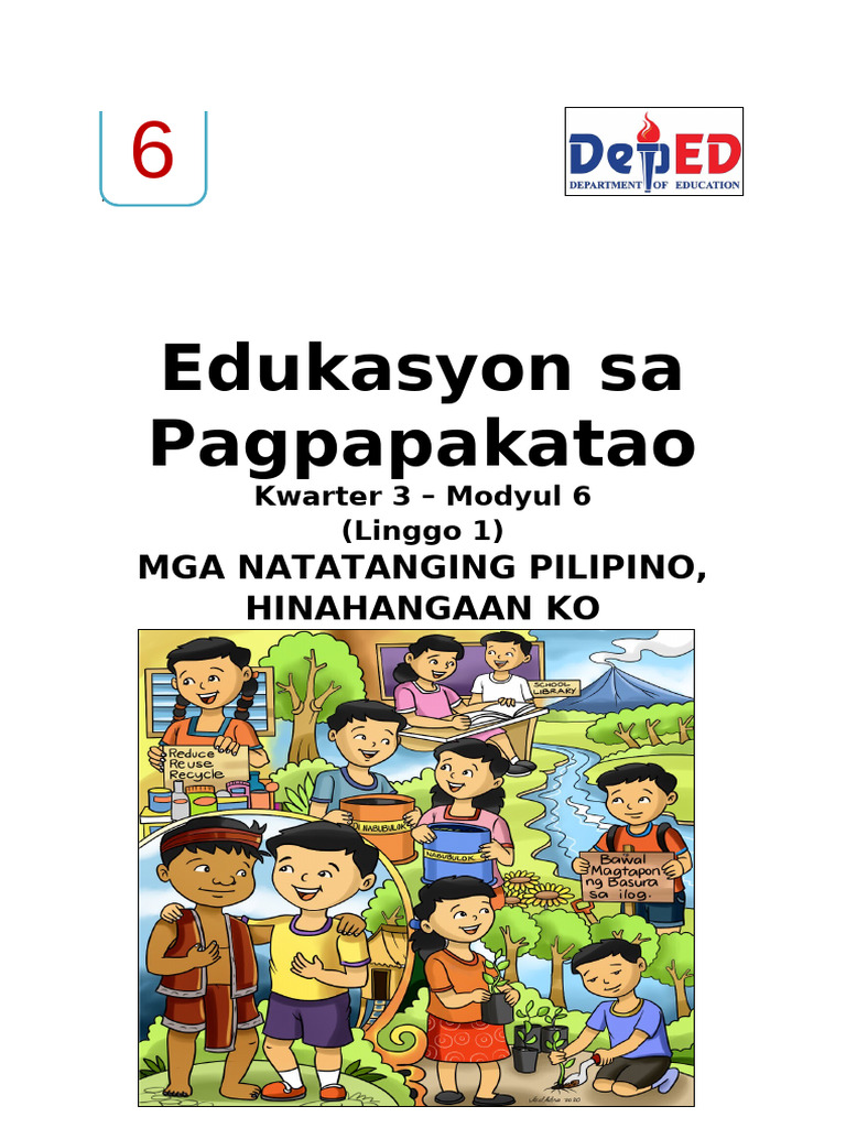 EsP 6 Quarter 3 MODULE 6 | PDF