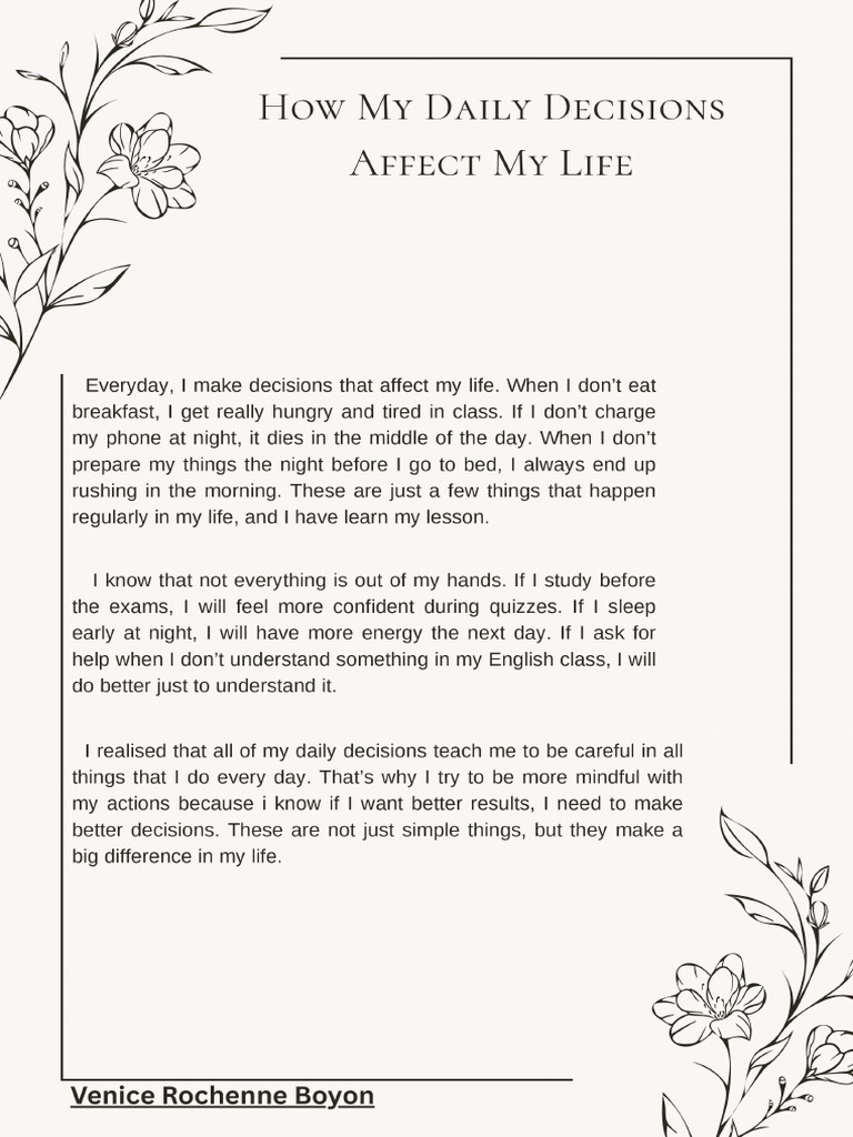 How My Daily Decisions Affect My Life_20250806_180901_0000 | PDF