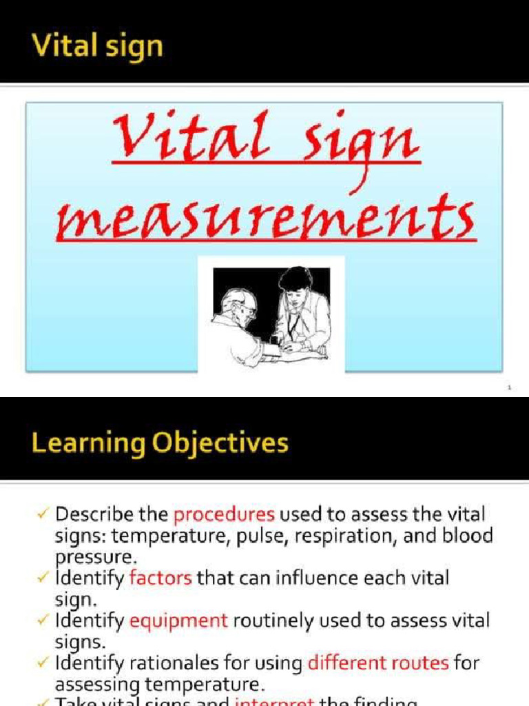 Vital Signs | PDF