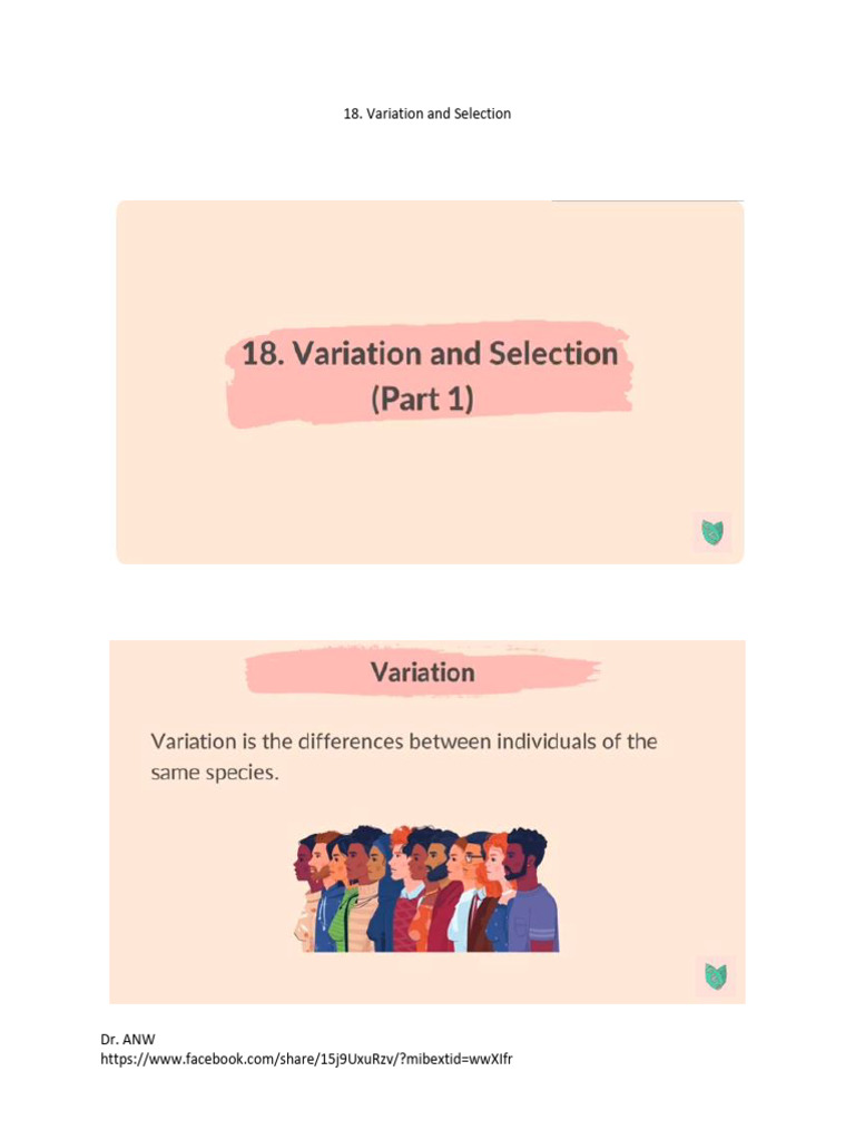 Natural vs. Artificial Selection Explained | PDF | Mutation | Natural ...