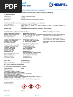 Safety Data Sheet: Hempadur Mastic 45889 Base | PDF | Epoxy | Combustion