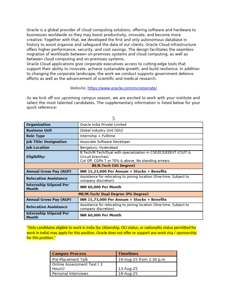 Oracle Global Dev Details | PDF | Cloud Computing | Oracle Corporation
