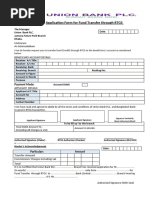 Fund Transfer Form at | PDF | Banking | Finance & Money Management