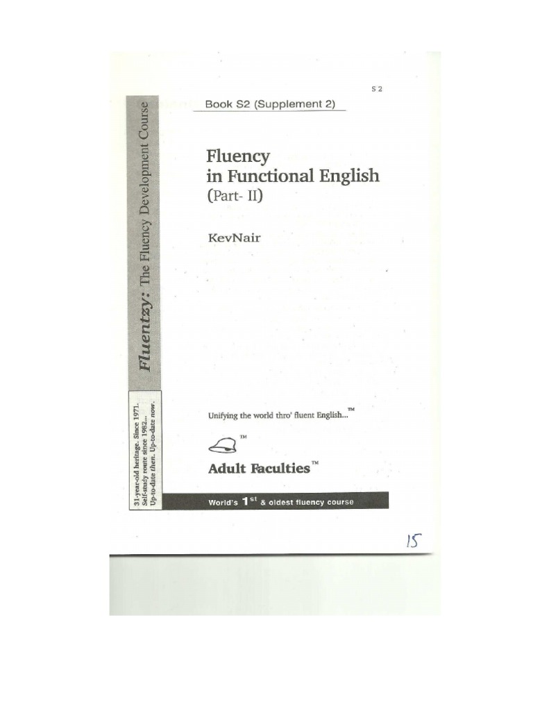 Fluency in Functional English Part-II | PDF