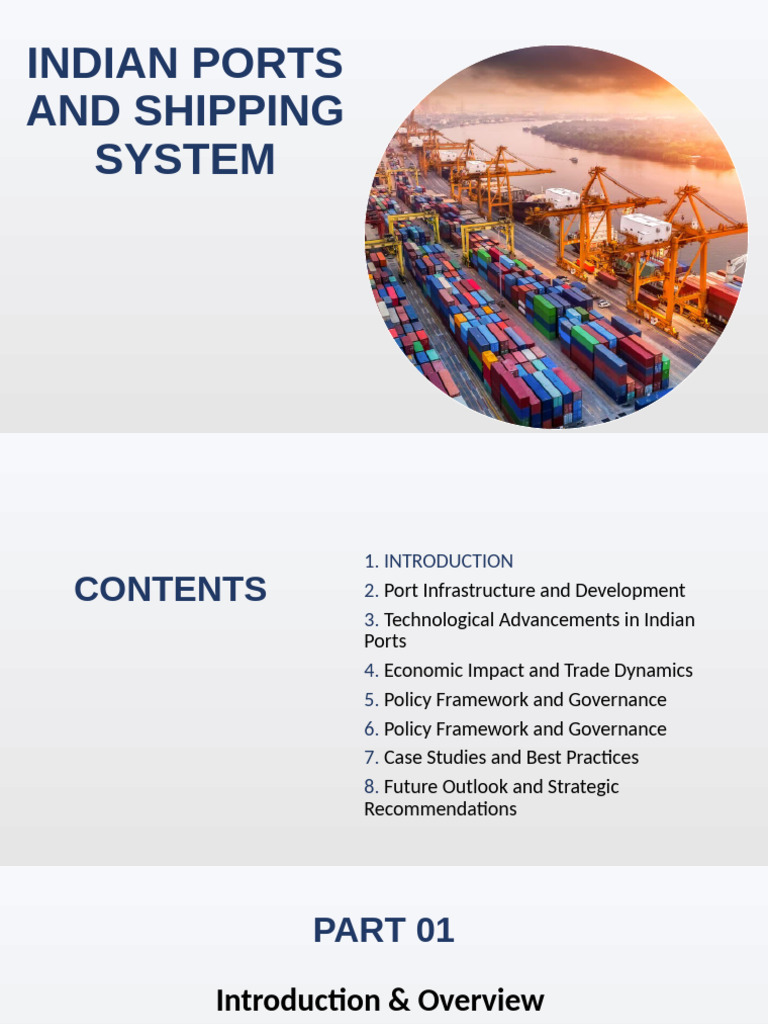 Indian Ports and Shipping System | PDF | Port | Internet Of Things