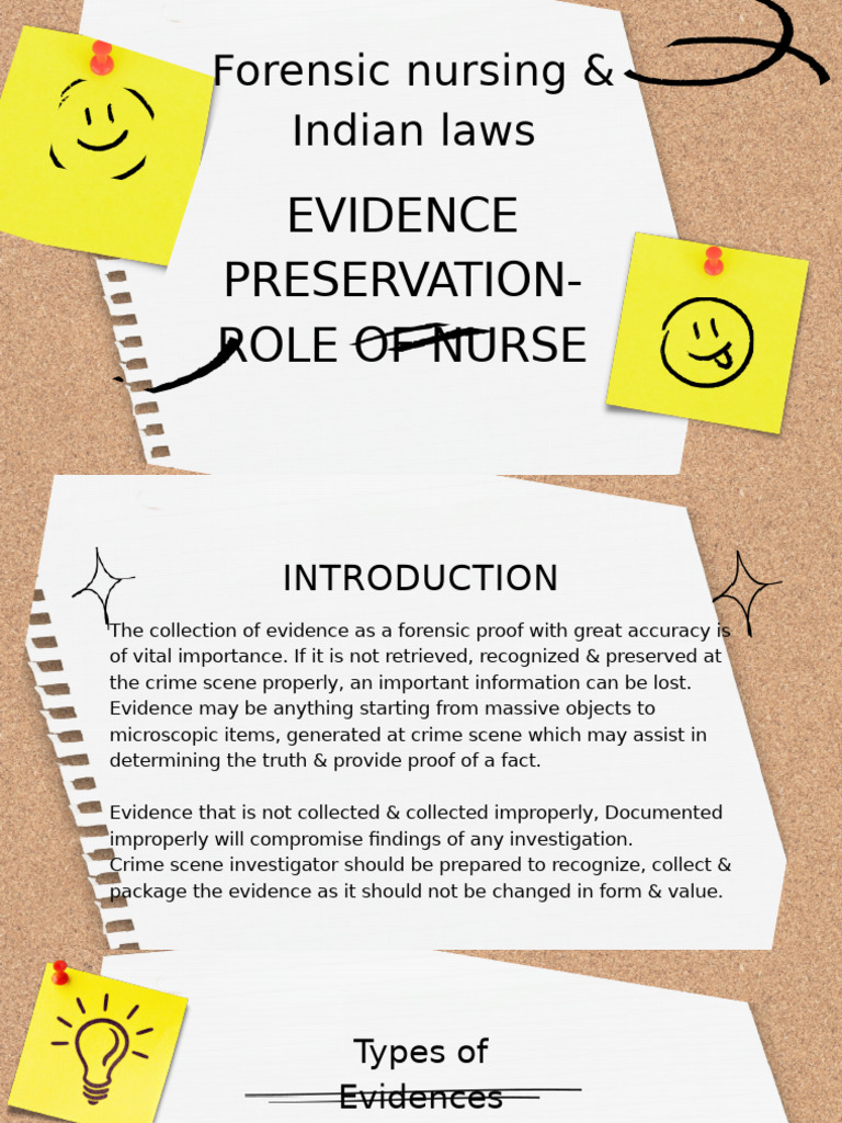 Evidence Preservation | PDF | Crime Scene | Witness