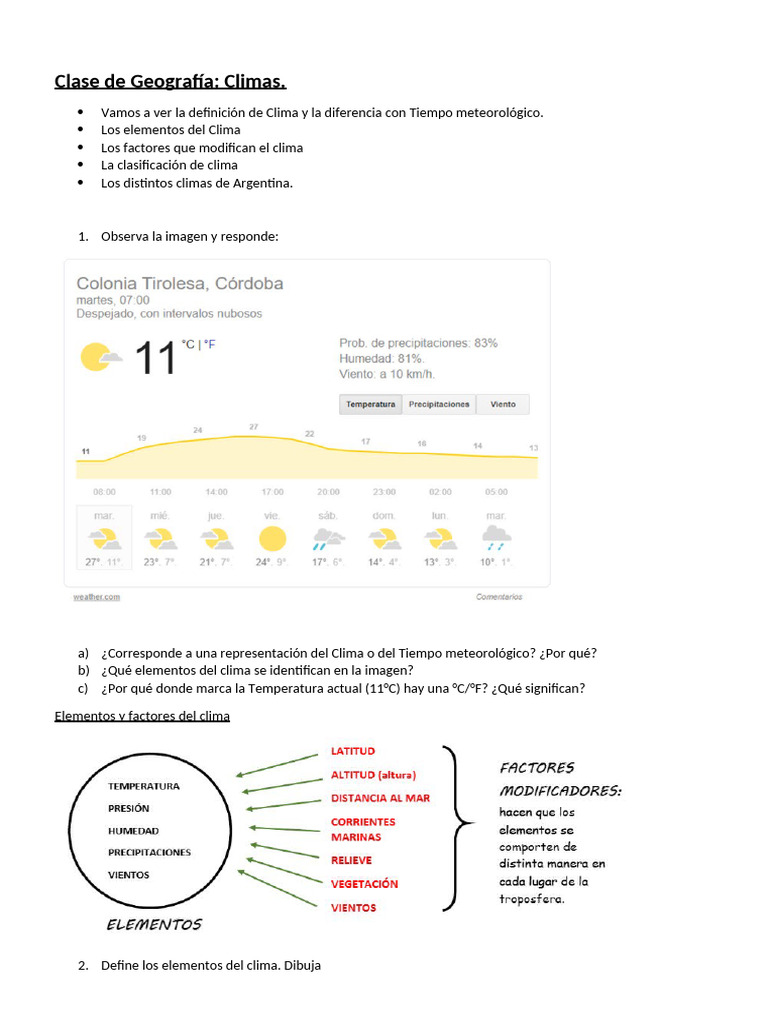 Clase Climas1 | PDF