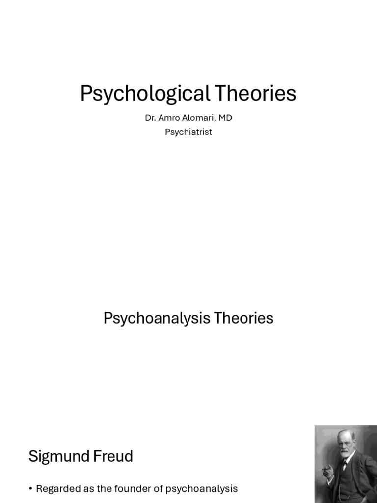 Psychological Theories 1 | PDF | Unconscious Mind | Humanistic Psychology