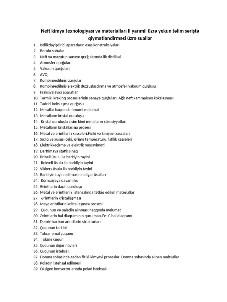 Neft Kimya Texn-WPS Office | PDF