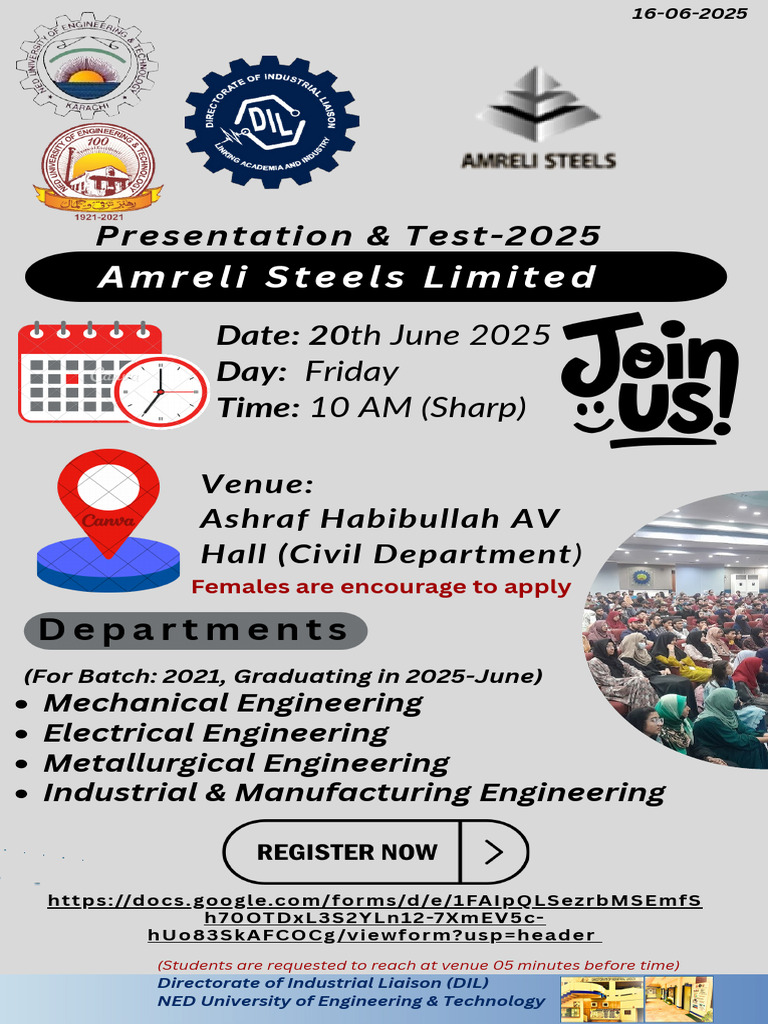 Amreli Steels Presentation & Test 2025 | PDF