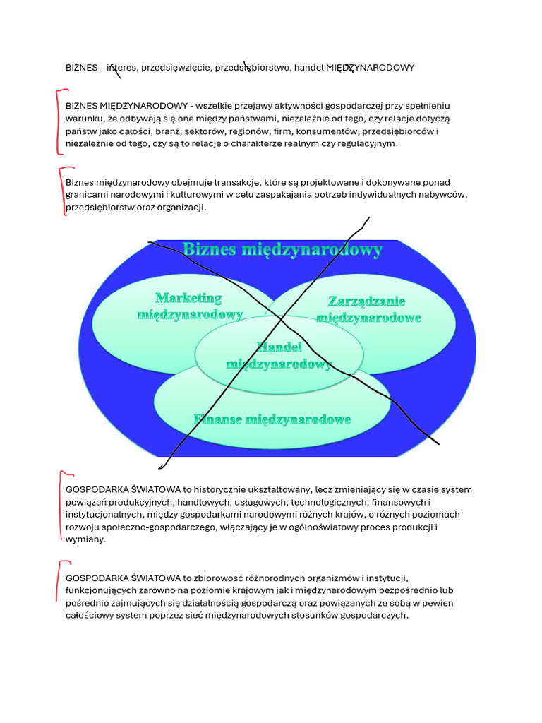 Biznes Międzynarodowy | PDF