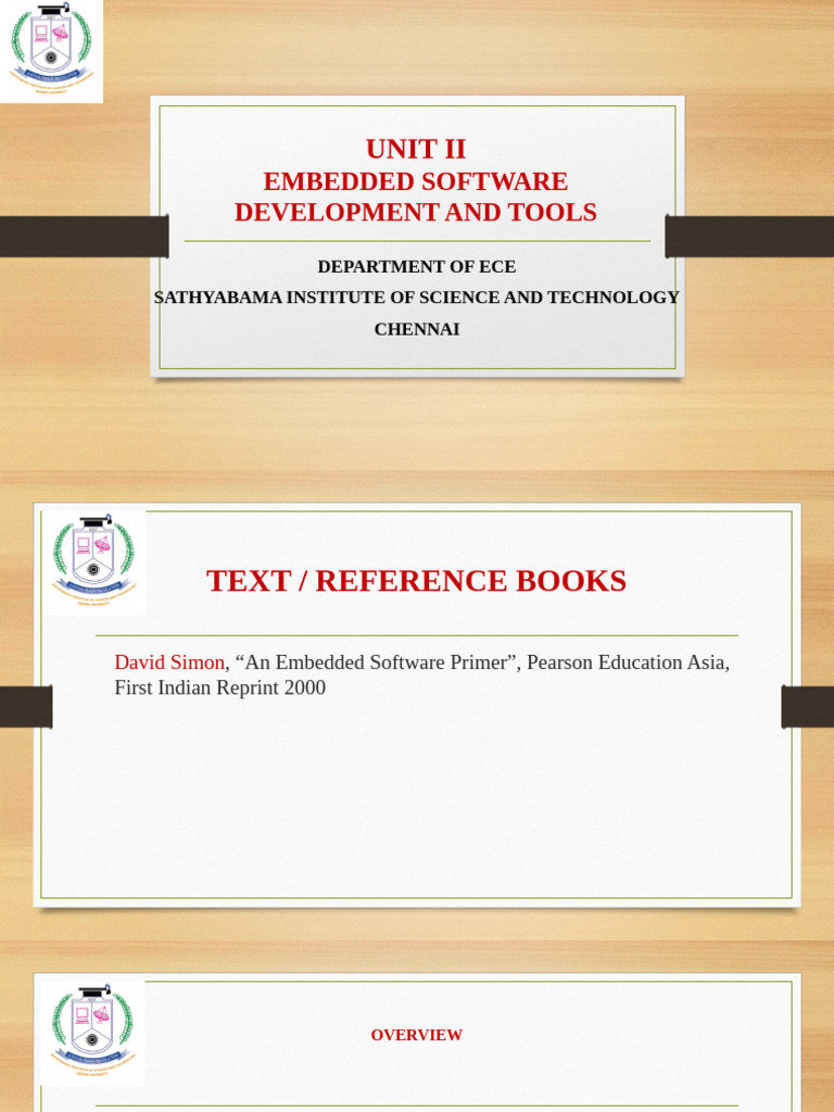 Embedded Systems-UNIT II | PDF | Programming | Computer Program