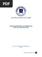 Edexcel Maths Paper1 2025 Topic Checklist | PDF