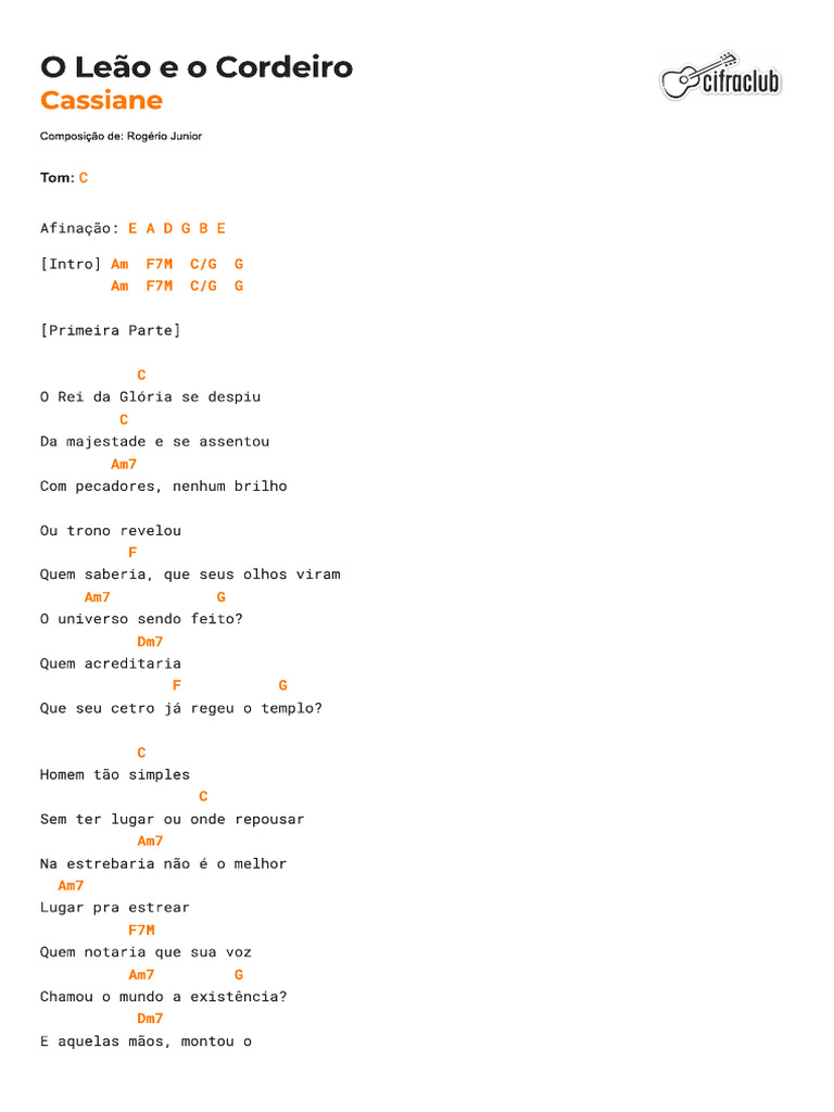 O Leão e o Cordeiro | PDF