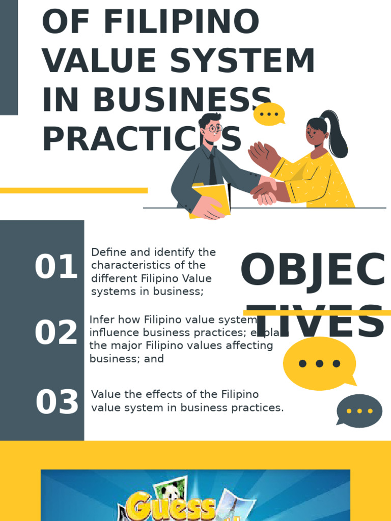 Filipino Value Systems in Business Practices | PDF | Shame | Etiquette