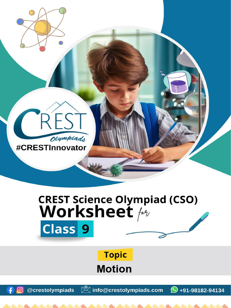 Class 9 Motion Worksheet | PDF | Acceleration | Velocity