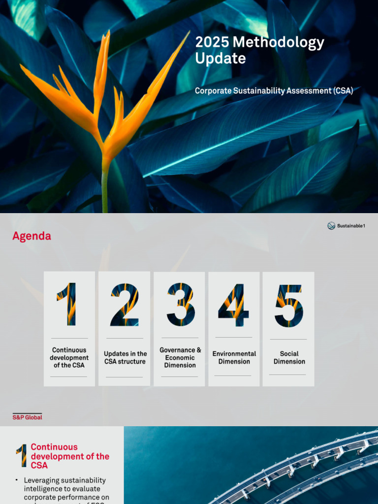 CSA 2025 Methodology Updates Overview | PDF