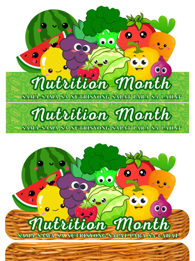 Headdress - Nutrition Month | PDF