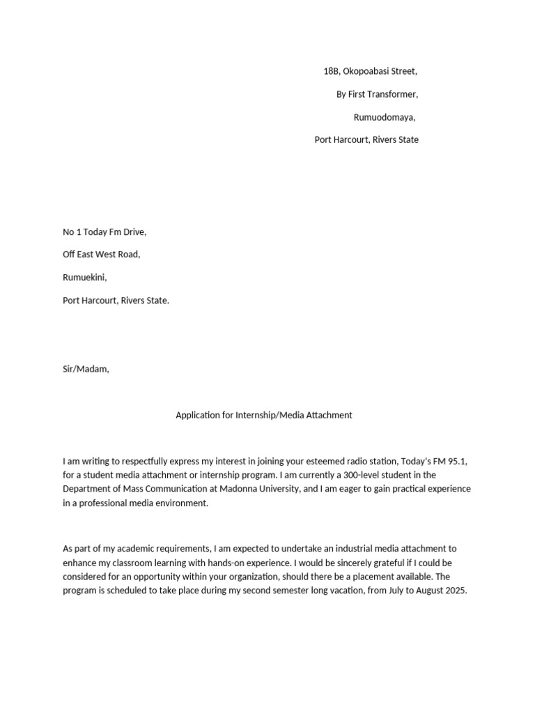 IT Letter 2 | PDF