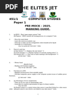 Computer Studies Paper 1 KCSE 2024 Prediction Series - Compressed ...